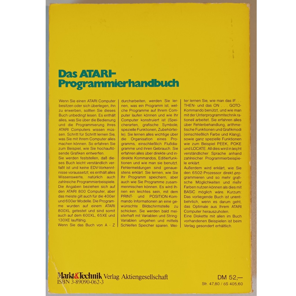 Das Atari Programmierhandbuch – ABBUC